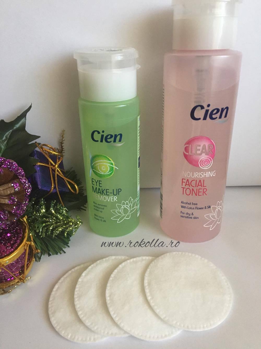 3 produse de demachiere marca CIEN - Rokolla